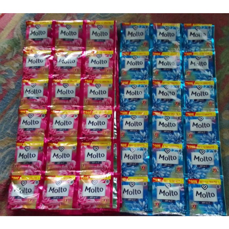 Jual Molto pewangi renteng isi 12 sachet | Shopee Indonesia