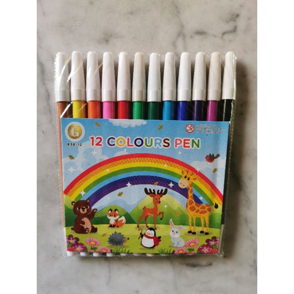 Jual spidol 12 warna murah | Shopee Indonesia