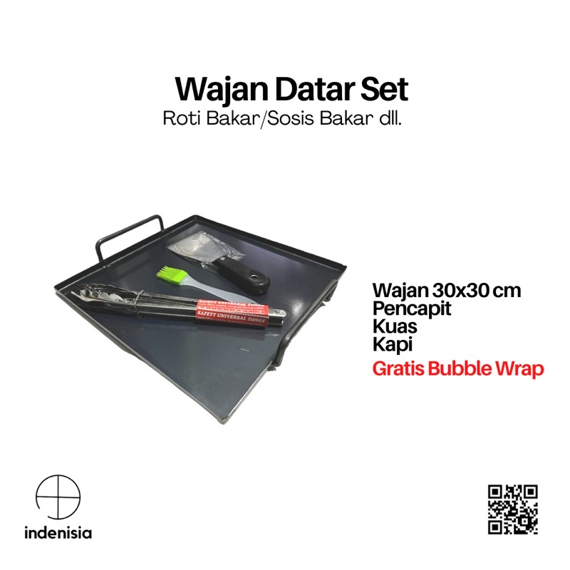 Jual Wajan Datar Kebab dan Burger Edisi Pengusaha Pemula / Wajan Roti ...