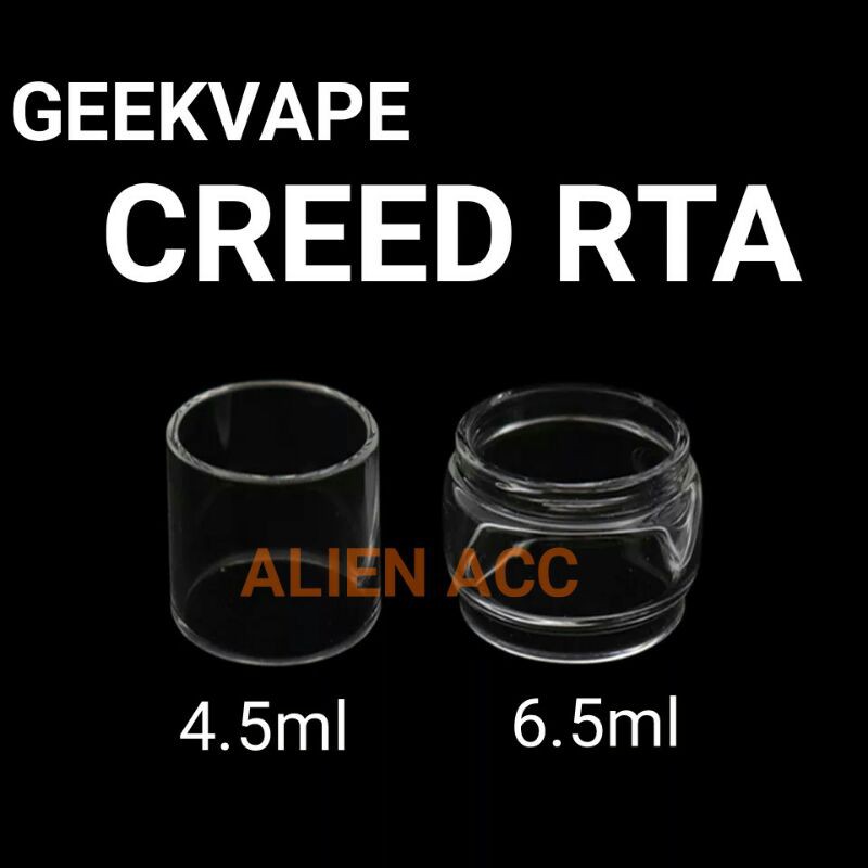 Jual Cadangan Kaca Creed RTA Gelas Replacement Glass Tank | Shopee ...