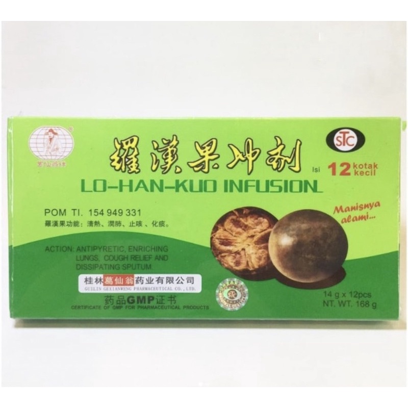 Jual Lo Han Kuo / Lohankuo infusion pereda panas dalam | Shopee Indonesia