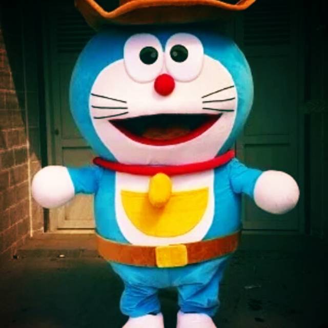 Jual Kostum Badut Doraemon Cowboyy | Shopee Indonesia