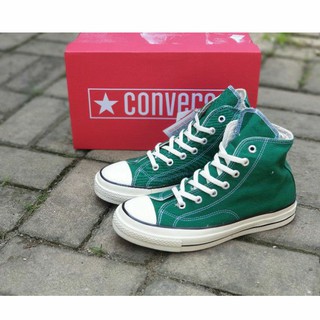 Jual Sepatu Converse All Star 70s High Green Premium Sol Bening Made In ...