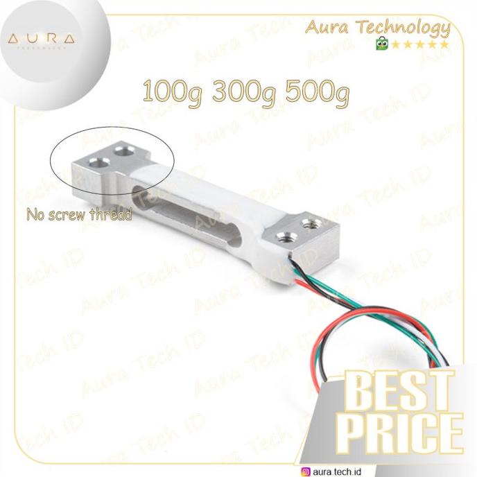 Jual 100g 300g 500g 750g Load Cell / Weight Sensor Arduino | Shopee ...