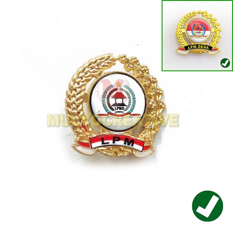 Jual Pin LPM - Lencana LPMD Model Padi Dan Kapas | Shopee Indonesia