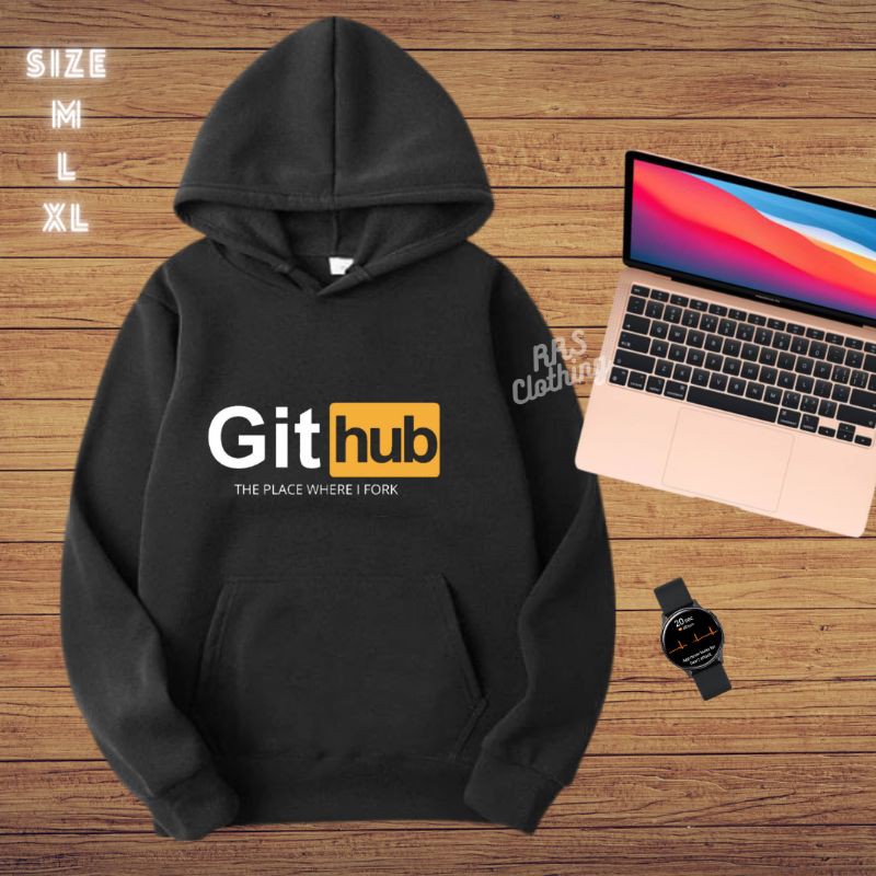 Jual Jaket Hoodie Cotton Fleece Programmer Github The Place Where I ...