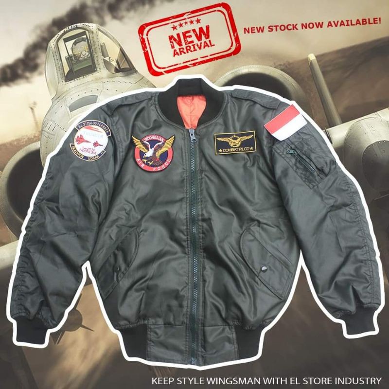 Jual Jaket pilot penerbang tempur tni-au sukhoi flanker Indonesia ...