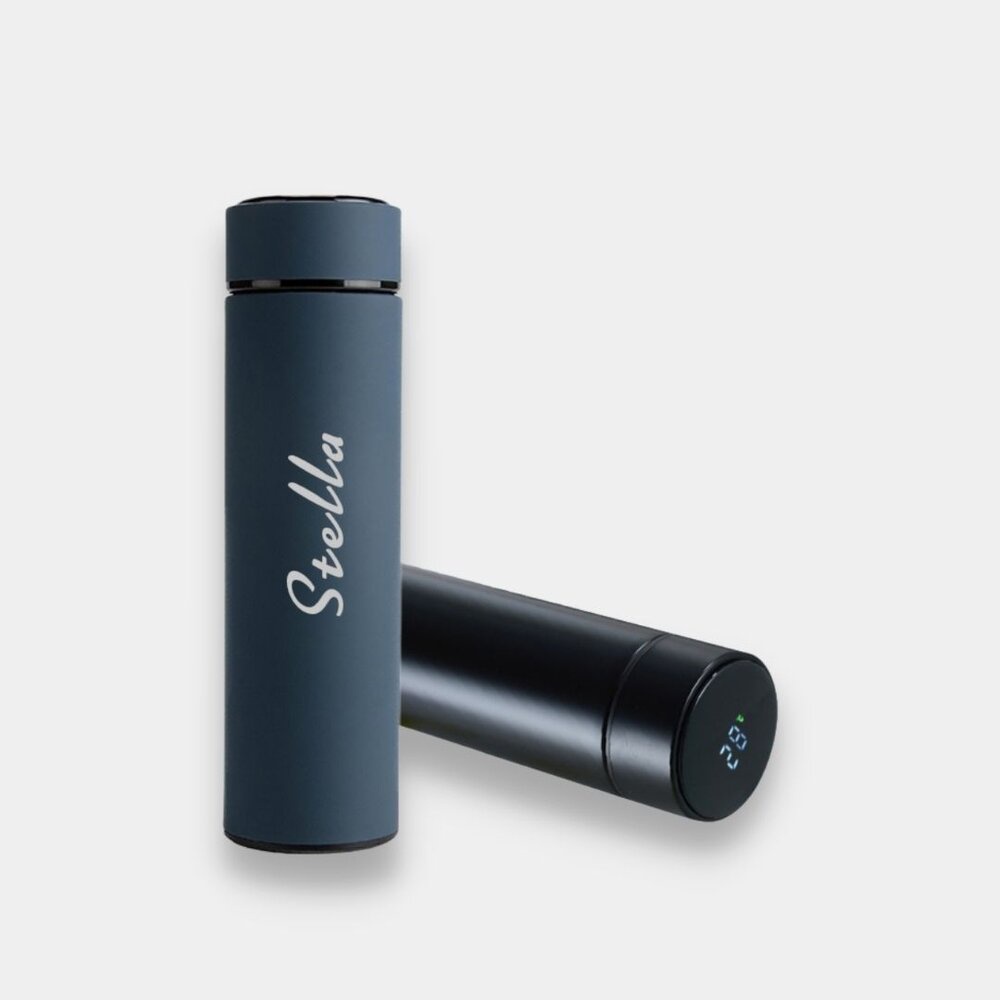 Jual Tumbler LED 500 ml Sudah Termasuk Custom Nama/ Termos Suhu ...