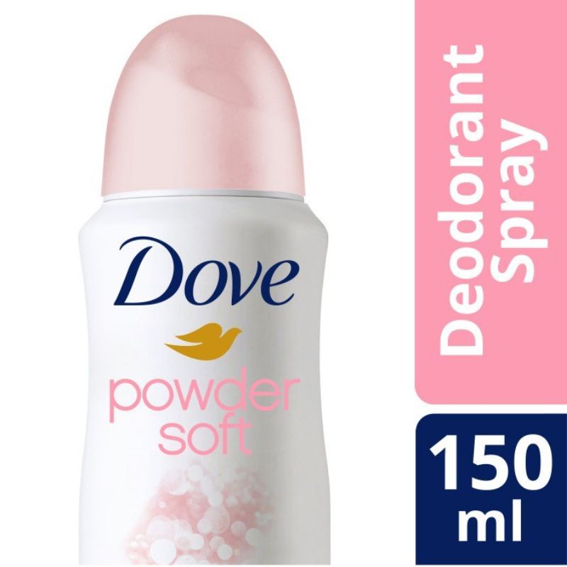 Jual Dove Deodorant Body Spary Powder Soft 150ml | Shopee Indonesia