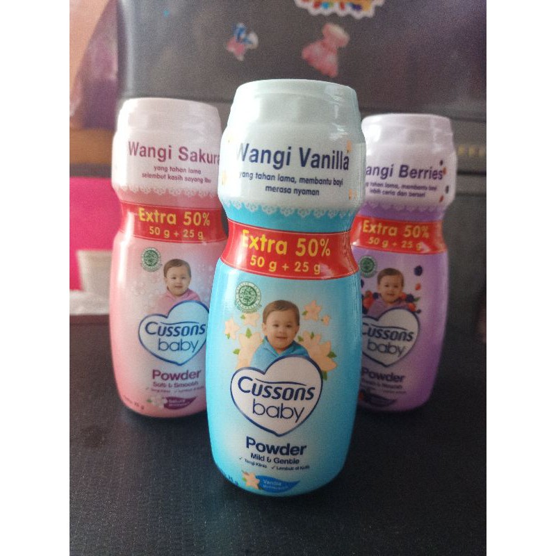 Jual cussons baby powder 50g+20g | Shopee Indonesia
