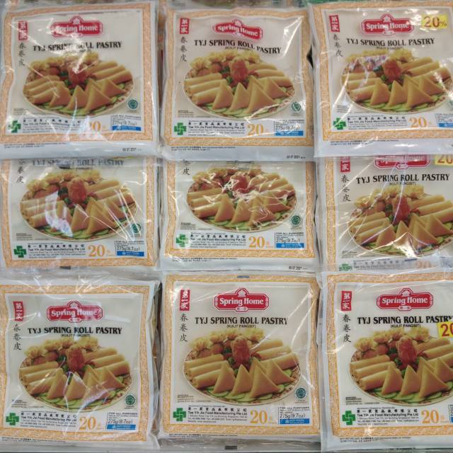 Jual spring roll pastry 20 lembar 275 gr Indonesia|Shopee Indonesia