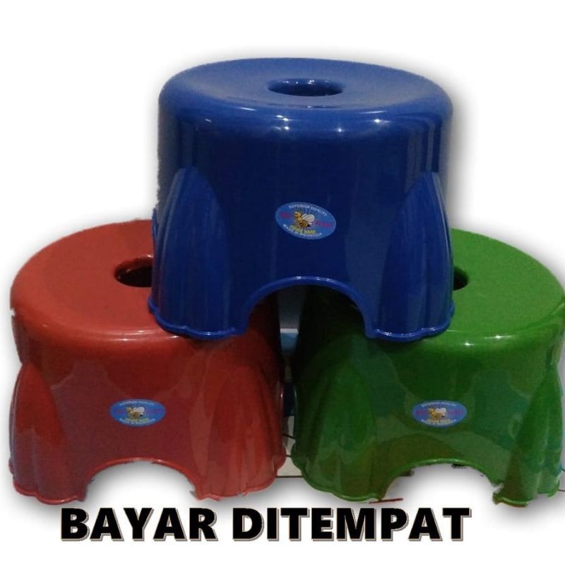 Jual BANGKU JONGKOK BANGKU PLASTIK BANGKU BULAT KURSI JONGKOK | Shopee ...