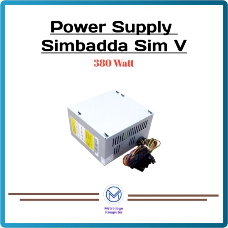 Jual PSU / Power Supply 380 Watt Simbadda Sim V | Shopee Indonesia