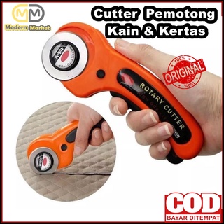 Jual ROTARY CUTTER KAIN ALAT POTONG KAIN/CUTTER PEMOTONG KAIN DAN KERTAS/CUTTER ROTARY ROLLER ...