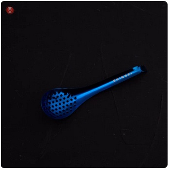 Jual Shinsei Blue Slotted Spoon/ Spherification Spoon/ Sendok Berlubang ...