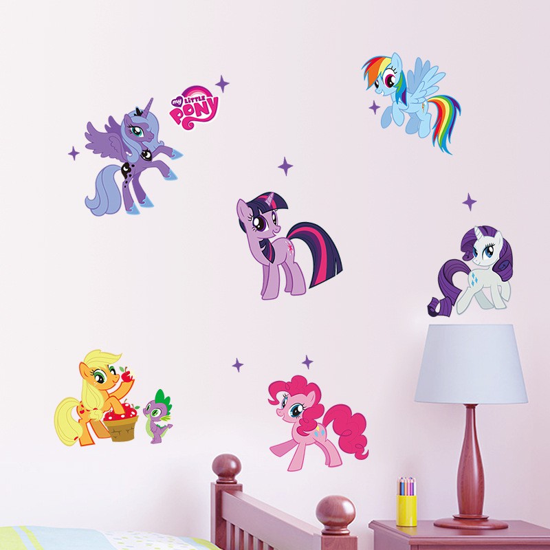Jual ADEK RELIZA WALL STICKER KUDA PONI MY LITTLE PONY STIKER DINDING ...