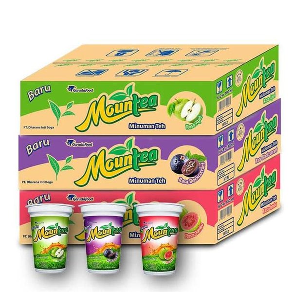 Jual MOUNTEA TEH CUP DUS 118ML X 24 CUP (HANYA GRAB/GOJEK/BLUEBIRD) | Shopee Indonesia