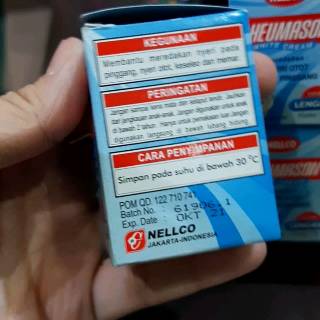 RHEUMASON WHITE CREAM / BALSEM REMASON / REUMASON / NYERI OTOT PINGGANG ...