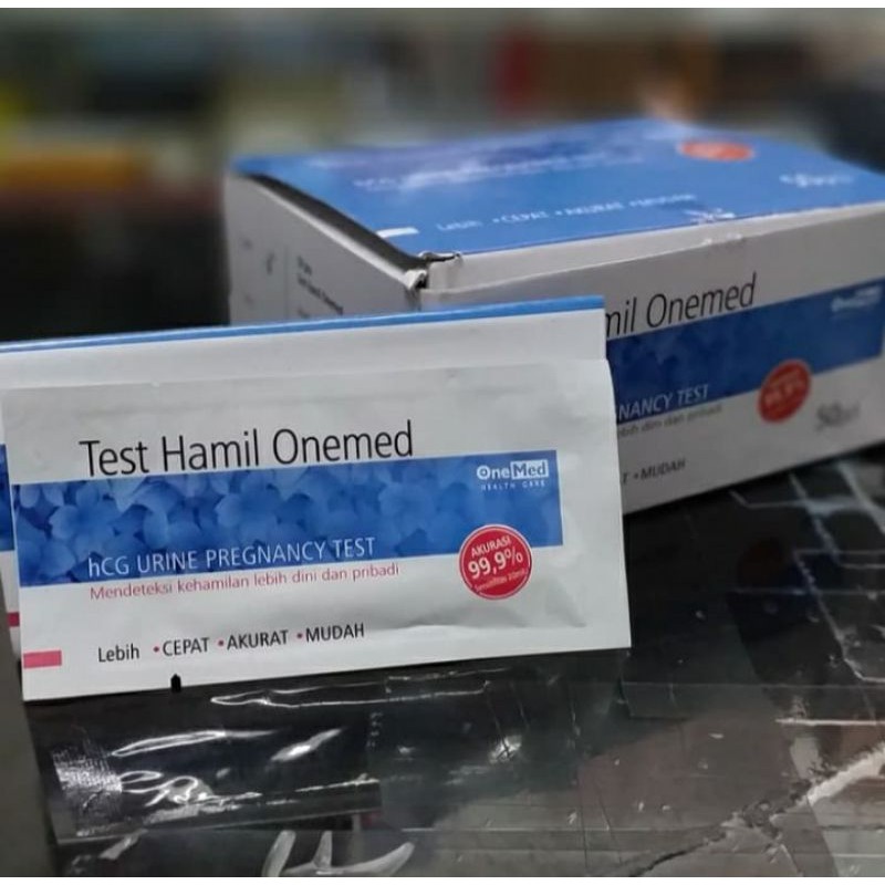 Jual ONE MED TEST PACK/TEST KEHAMILAN ONEMED TESPEK HCG PREGNANCY ...