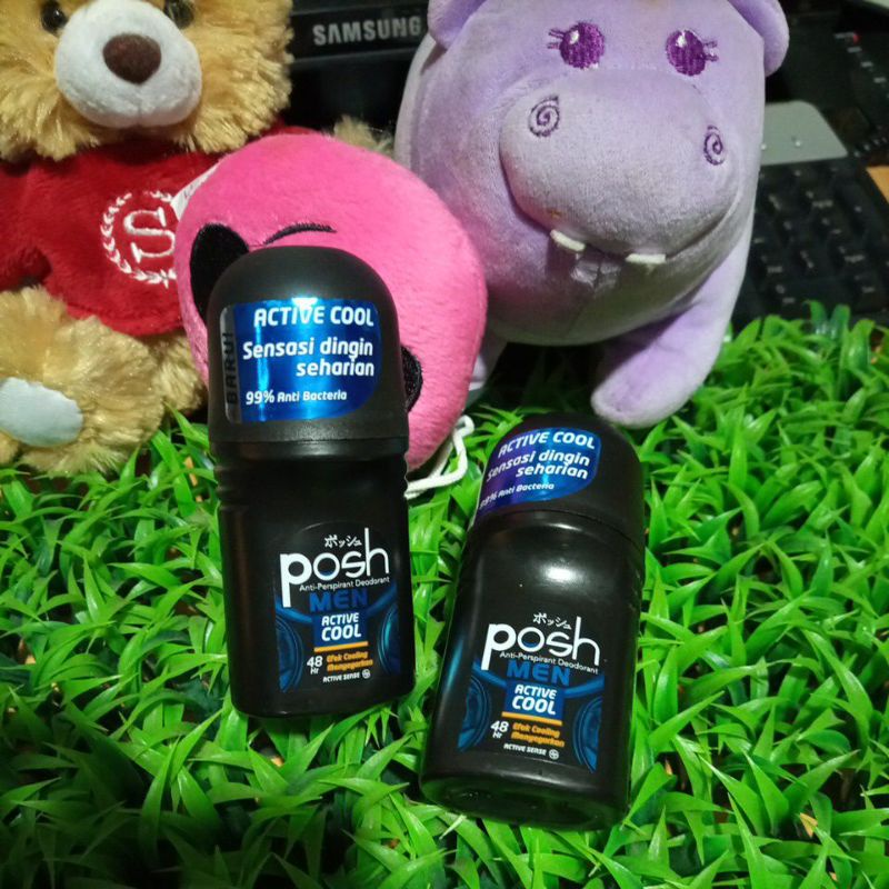 Jual Posh Men black cool active deodorant 50 ml | Shopee Indonesia