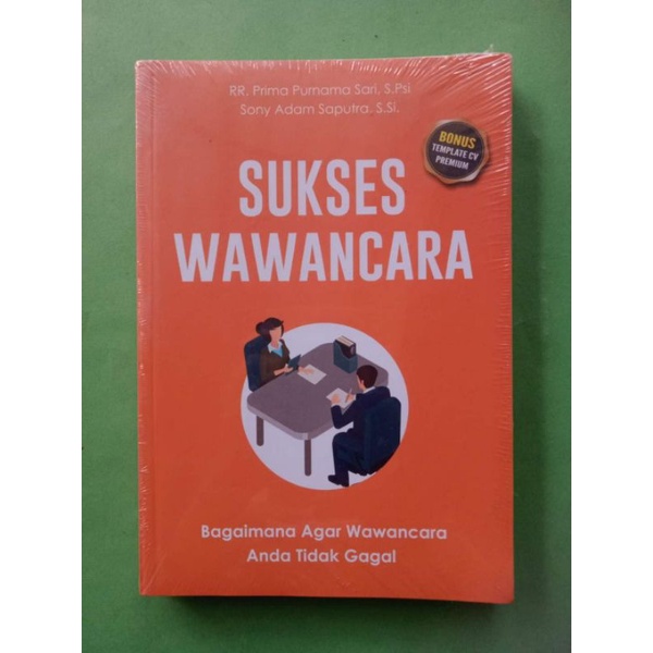 Jual BUKU MOTIVASI dan PENGEMBANGAN DIRI SUKSES WAWANCARA | Shopee Indonesia