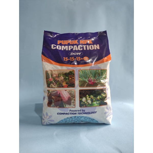 Jual NPK COMPACTION 15-15-15 + TE pupuk npk 1kg | Shopee Indonesia