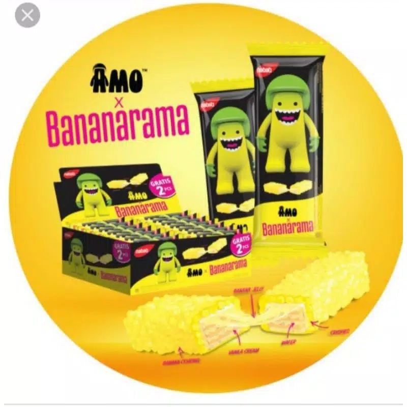 Jual NABATI AMO X BANANARAMA / X CHOCORAMA 14GR | Shopee Indonesia