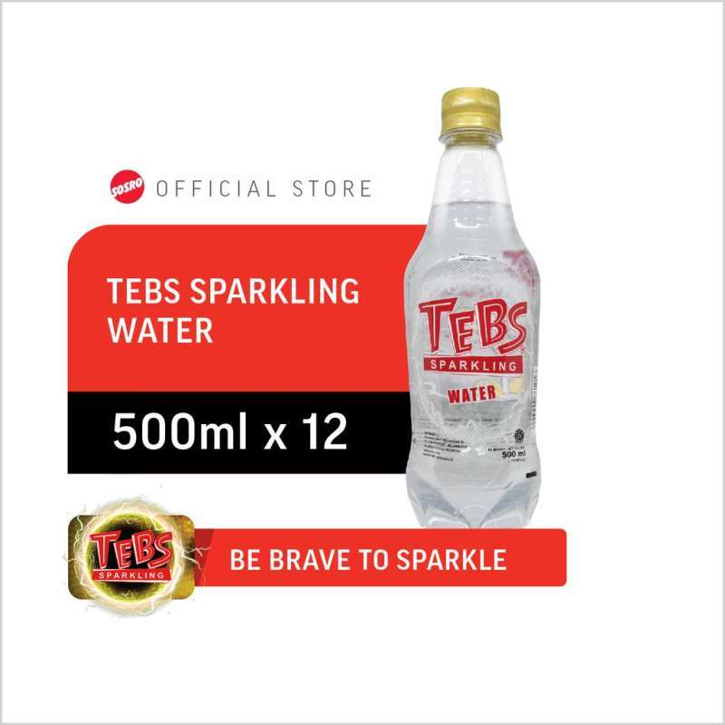 TEBS Sparkling Water PET 500 ml Isi 12 Botol | Shopee Indonesia