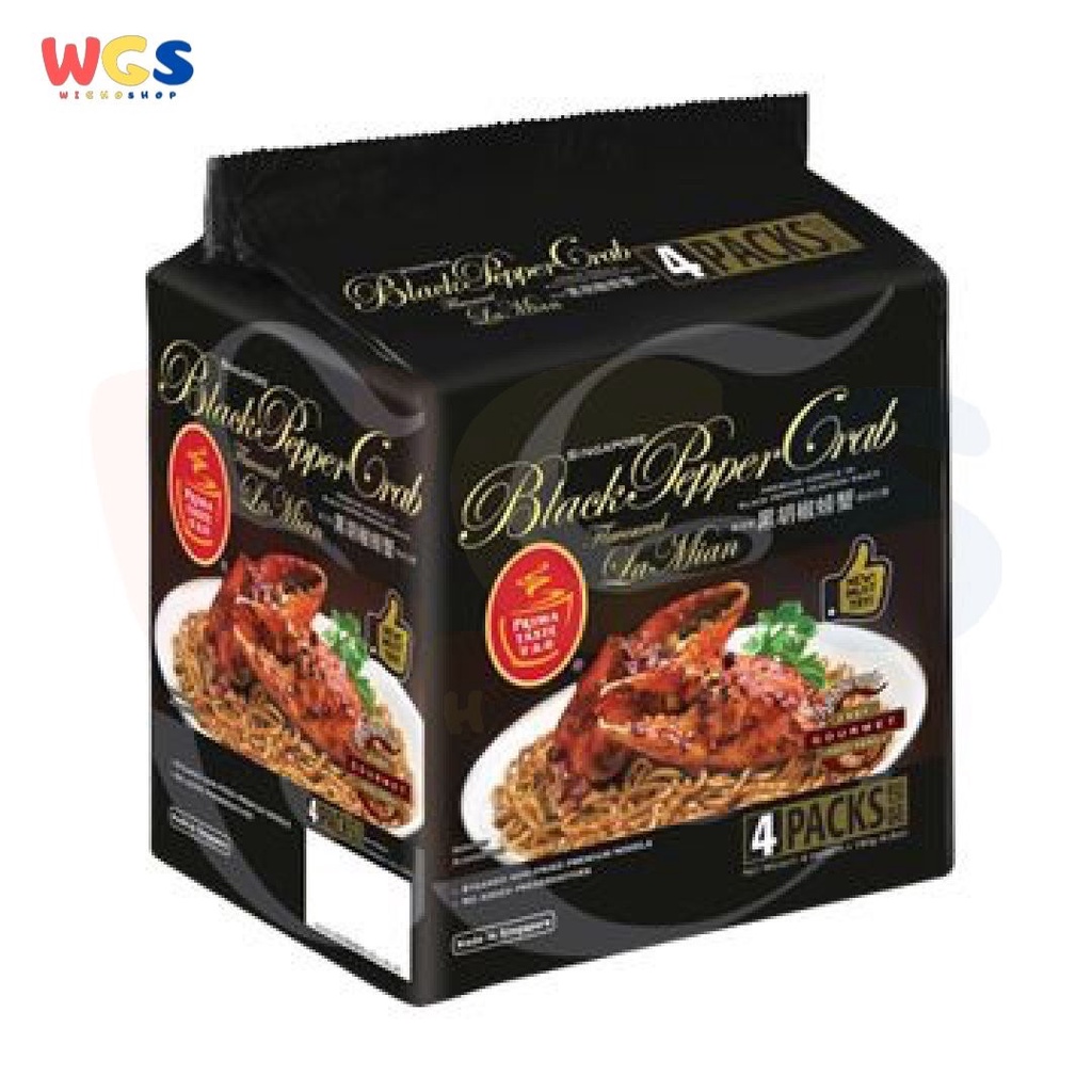 Jual Prima Taste Singapore BlackPepper Crab Flavoured Lamian 4 packs x ...