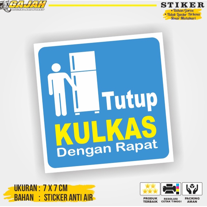 Jual Stiker Tutup Kulkas / Stiker Hemat Energi / Stiker Hemat Listrik ... Jual Stiker Tutup Kulkas / Stiker Hemat Energi / Stiker Hemat Listrik ...