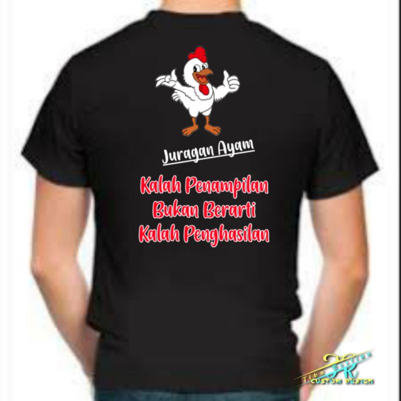 Jual Kaos custom ayam broiler | Shopee Indonesia