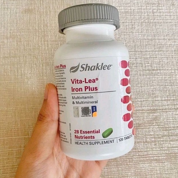 Jual Shaklee Vita-Lea iron plus- multivitamin and multi- mineral(120 ...