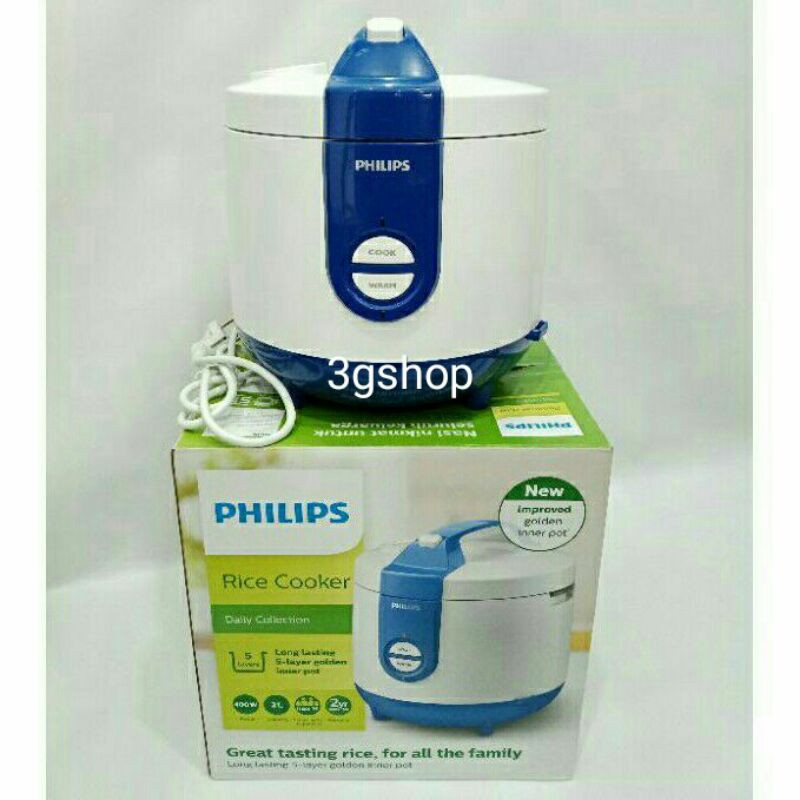 MAGIC COM 2L 400W RICE COOKER HD3119 PHILIPS | Lazada Indonesia