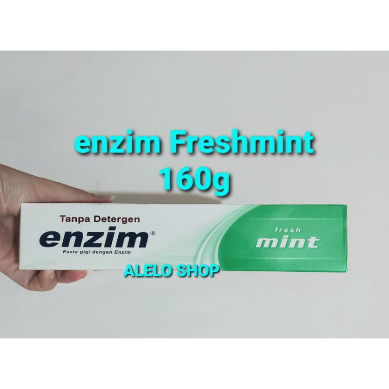 Jual Enzim pasta gigi 160g fresh mint toothpaste tanpa detergen odol ...