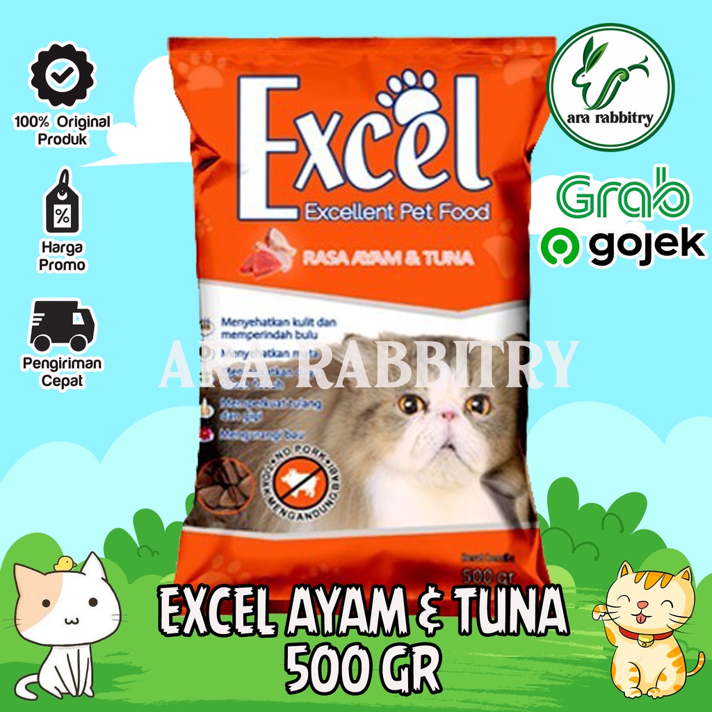 Jual MAKANAN KUCING EXCEL AYAM DAN TUNA CAT FOOD EXCEL AYAM DAN TUNA ...