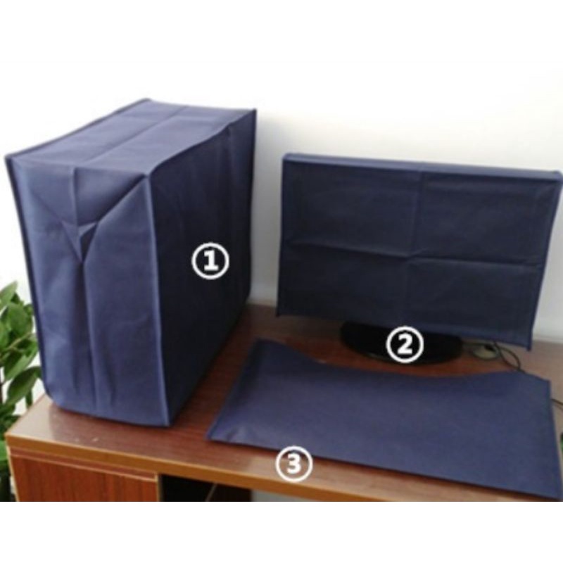 Jual Cover Penutup Set CPU,Monitor, Keyboard Anti Debu | Shopee Indonesia