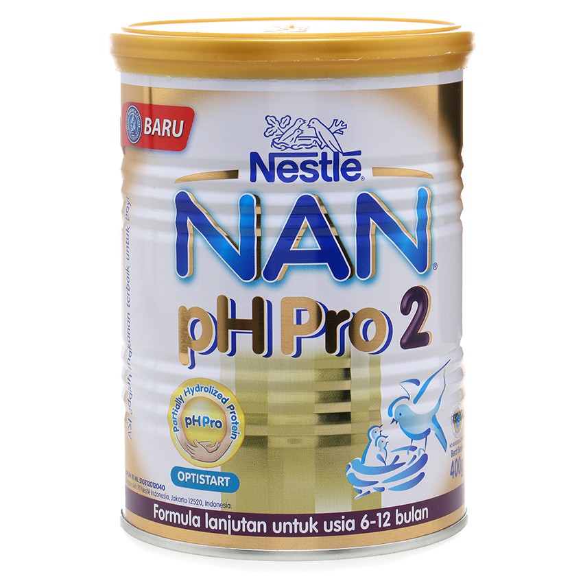 Jual Susu Formula Nestle NAN PH Pro 2 6-12 bulan (400gram) | Shopee ...