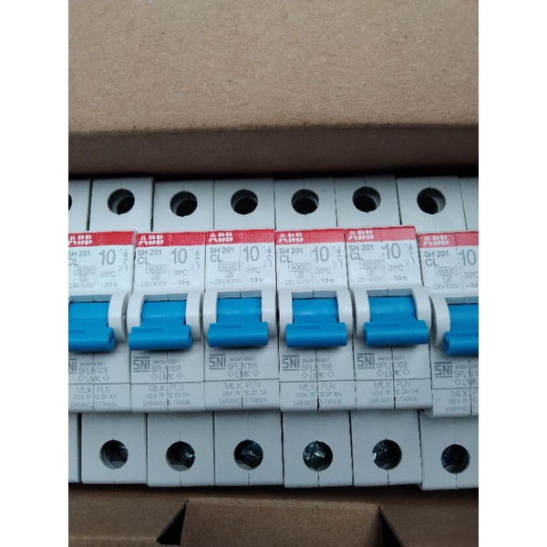 Jual MCB ABB 10a 10 Amper asli pln | Shopee Indonesia Jual MCB ABB 10a 10 Amper asli pln | Shopee Indonesia