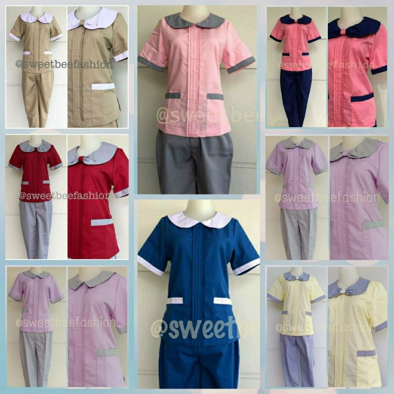 Jual Baju suster nanny babysitter seragam uniform opnasel | Shopee ...