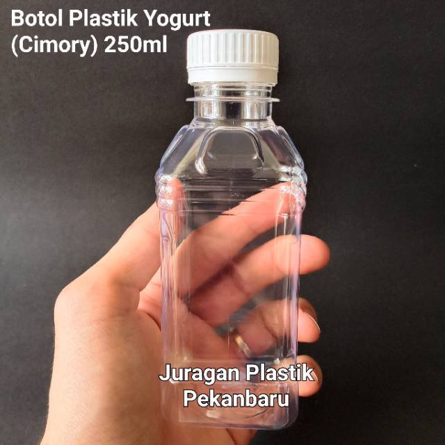 Jual Botol Plastik Yogurt Cimory Pendek 250ml + Tutup Putih / Hitam ... Jual Botol Plastik Yogurt Cimory Pendek 250ml + Tutup Putih / Hitam ...