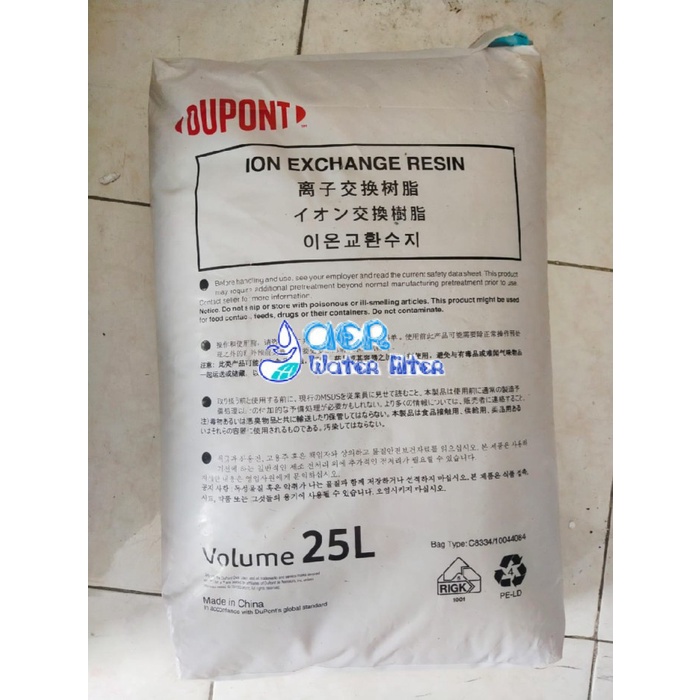 Jual Resin Dupont Amberlite IR 120 Na / IRC 120 Na filter air | Shopee ...