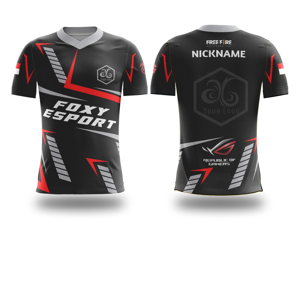 Jual Kaos Jersey Esport Freefire Froxy Custom Baju Sport Dry Fit Full ...