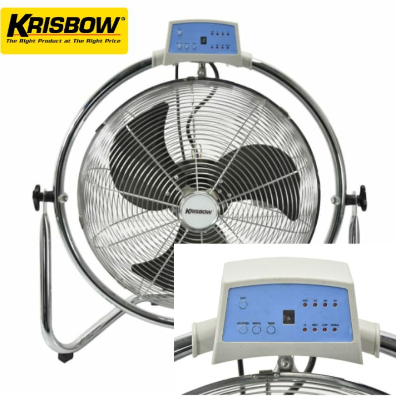 Jual Kipas Angin Meja Dengan Remot 18 Inchi KRISBOW Table Fan ...
