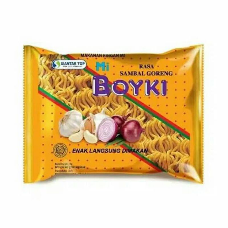 Jual Mi Boyki Mie Kering Snack Jadul 9gr | Shopee Indonesia