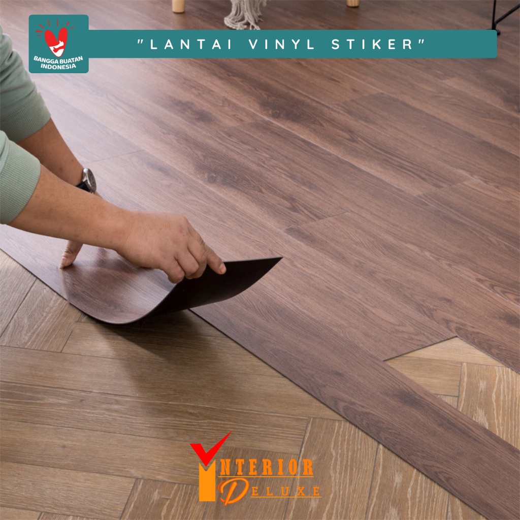 Jual [BEST SELLER] Lantai Vinyl Stiker Lantai Kayu Vinyil FLOORING ...