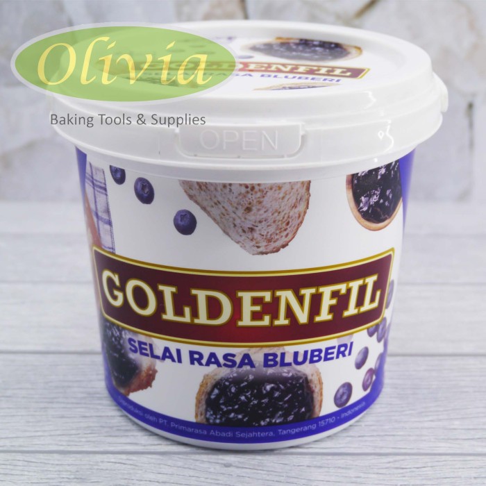 Jual Selai Blueberry/Bluberi jam Goldenfil 1 Kg | Shopee Indonesia