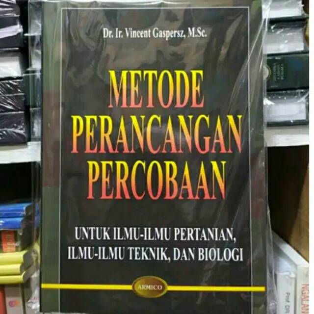 Jual METODE PERANCANGAN PERCOBAAN | Shopee Indonesia Jual METODE PERANCANGAN PERCOBAAN | Shopee Indonesia