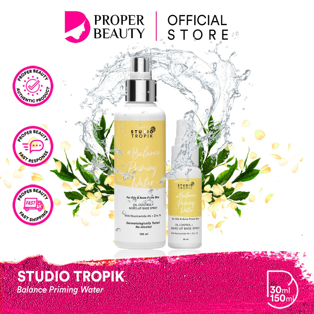 Jual STUDIO TROPIK Balance Priming Water Indonesia / Original Flawless Primer DreamSetter Glowy ...