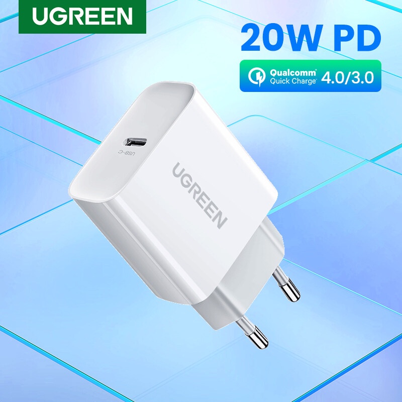 Jual Ugreen Charger Wall Adapter USB Type C PD 20W Support Fast ...