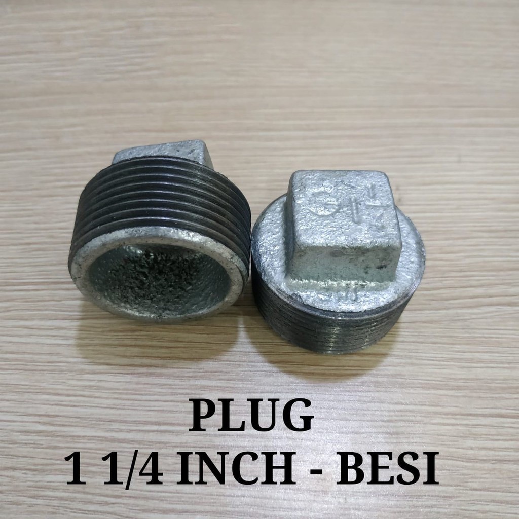 Jual TUTUP SAMBUNGAN PIPA - PLUG - 1 1/4 INCH - BESI Indonesia|Shopee ...